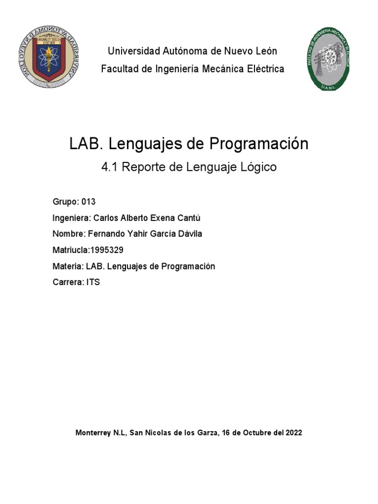 Lenguajes lógicos Prolog, Mercury y CLP(FD | PDF | Lenguaje de ...