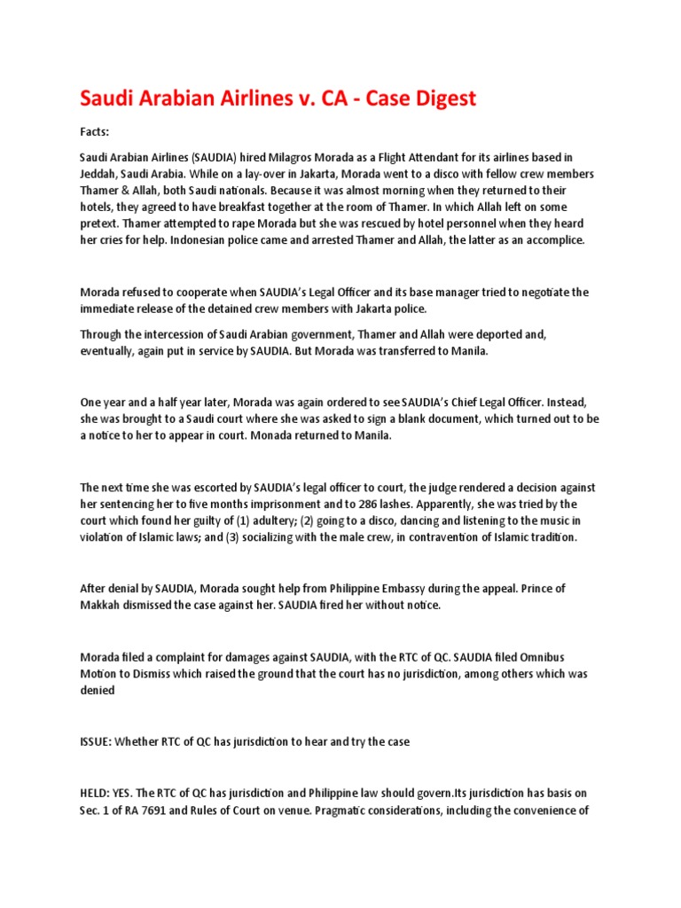 Case Digest in Privarte International Law | PDF | Foreclosure ...