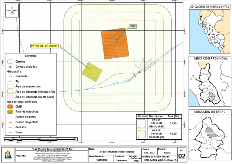 02.Mapa de áreas de influencia directa e indirecta | PDF
