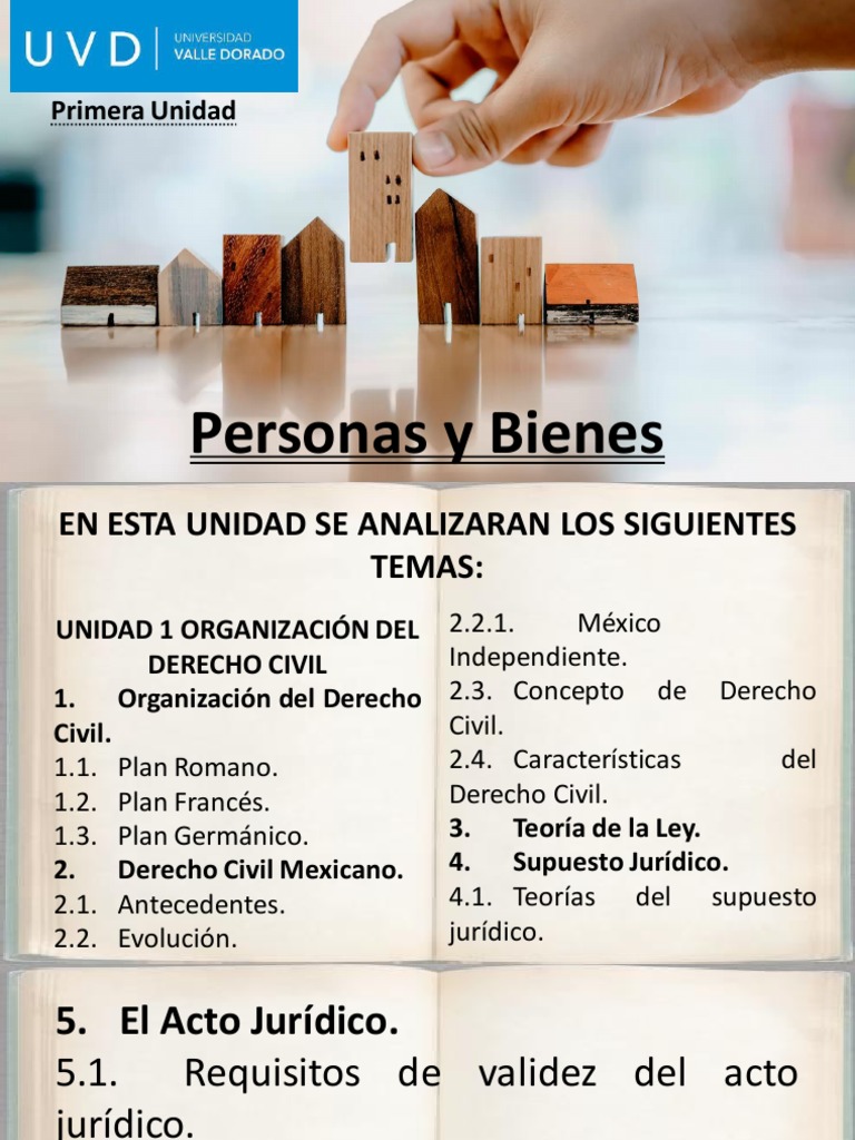 Personas y Bienes UVD | PDF | Propiedad | Bienes (Ley)