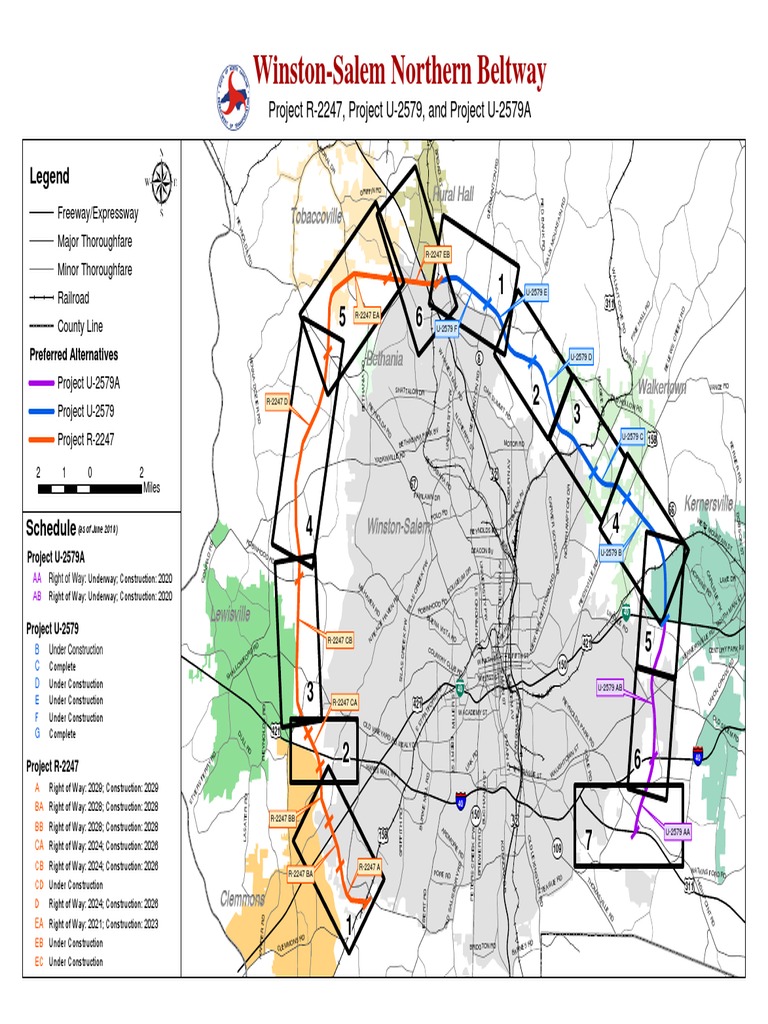 Winston-Salem Northern Beltway Map | PDF