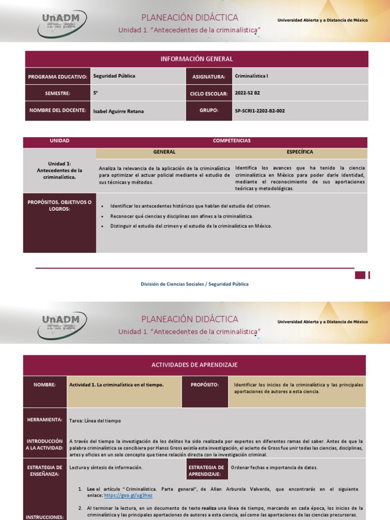 PD U1 Sp-Scri1-2201-B2-002 | PDF | Ciencia forense | Conceptos psicologicos