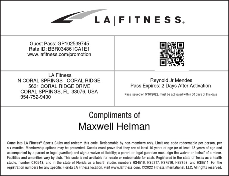 Guest Pass | PDF