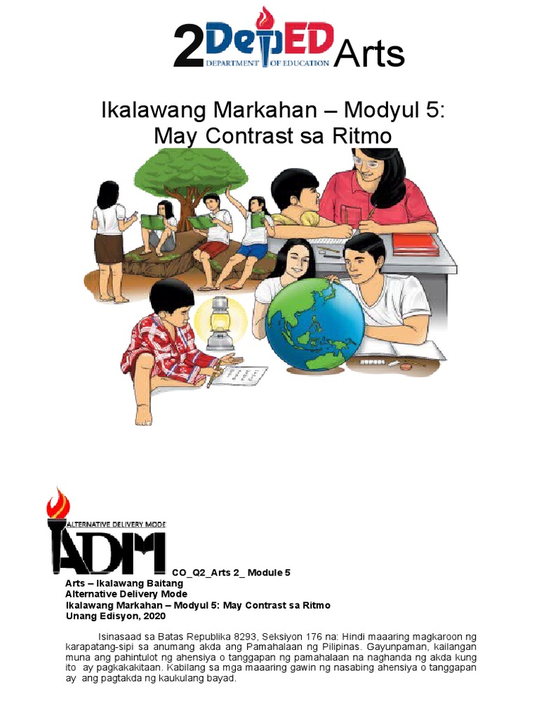 Arts2 q2 Mod5 MayContrastsaRitmo v2 | PDF