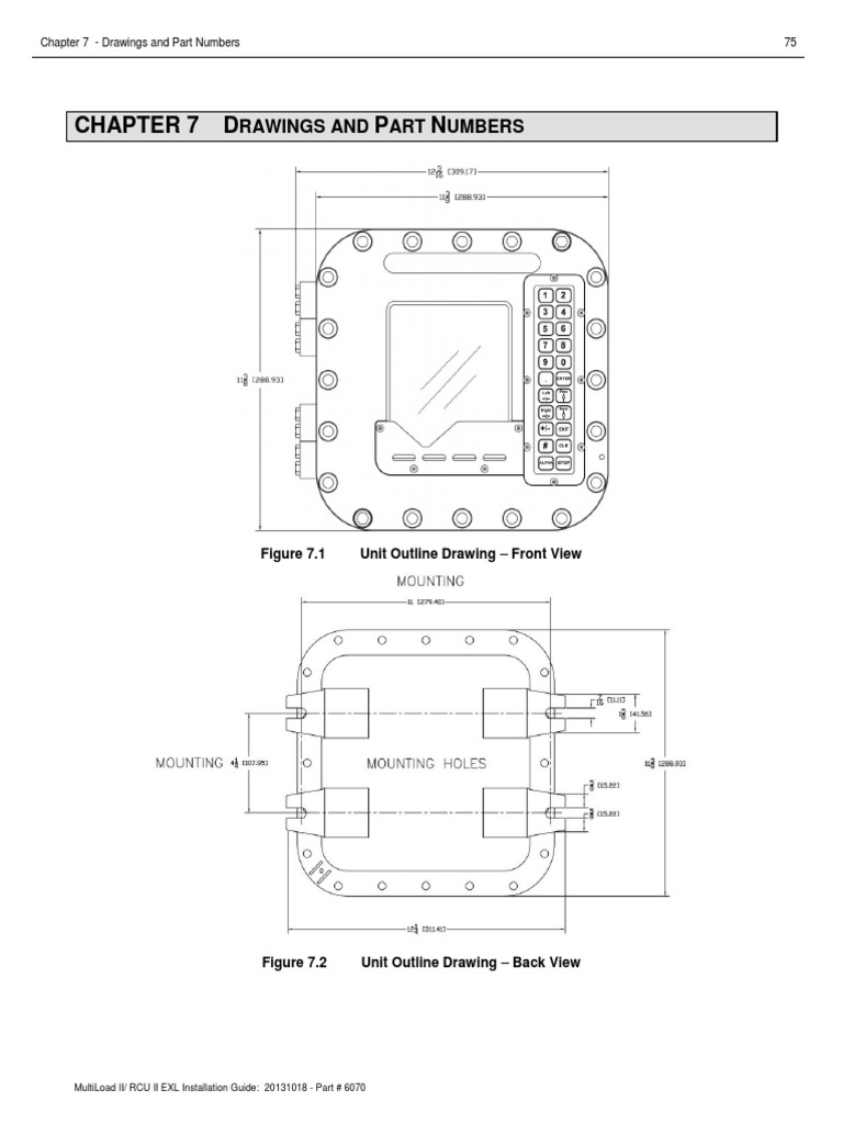 MultiLoad II/RCU II EXL Drawings | PDF