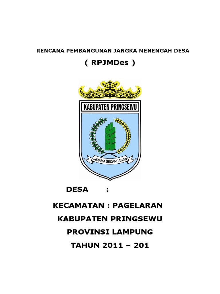 RPJM-Des GIRITUNGGAL Final | PDF