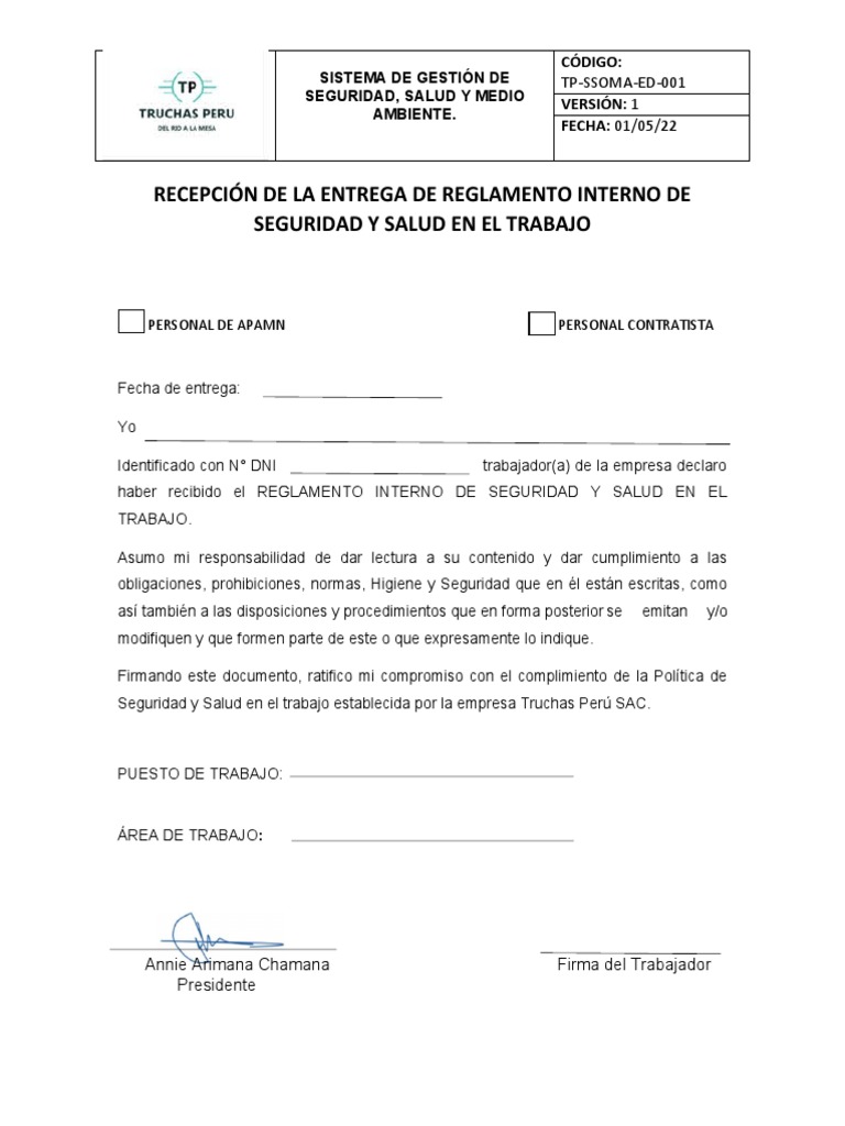 5.1 Recepción de RISST | PDF