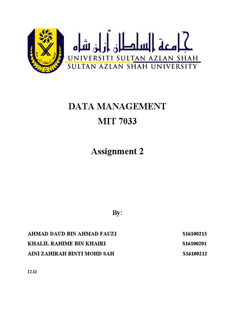 Assignment 2 DM | PDF | Computer Science | Computer Data