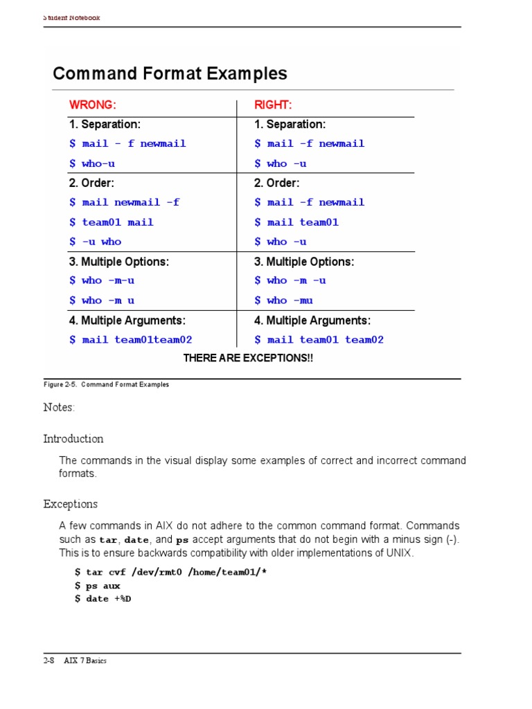 AIX Basics Student Guide-8 | PDF | System Software | Computer Architecture AIX Basics Student Guide-8 | PDF | System Software | Computer Architecture