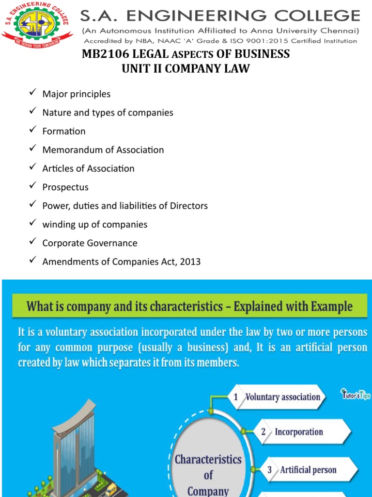 Legal Aspects - Unit-2 | PDF | Legal Liability | Guarantee