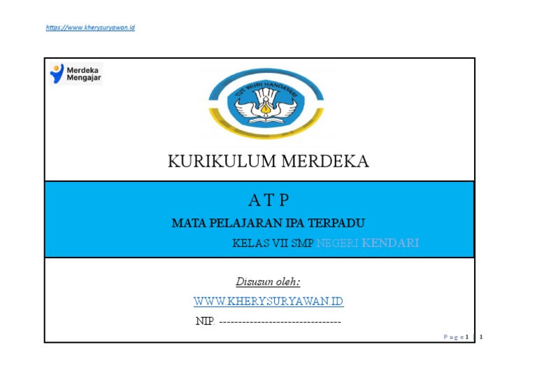 Sampul ATP Kurikulum Merdeka Kelas VII | PDF