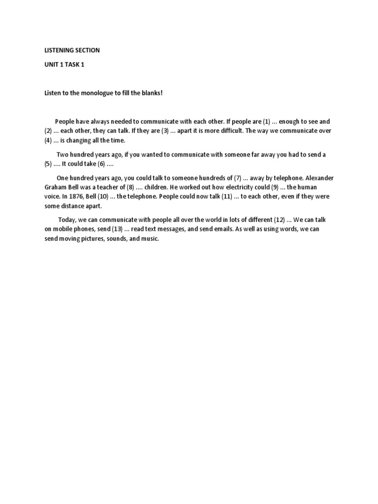 Listening Skills Practice | PDF