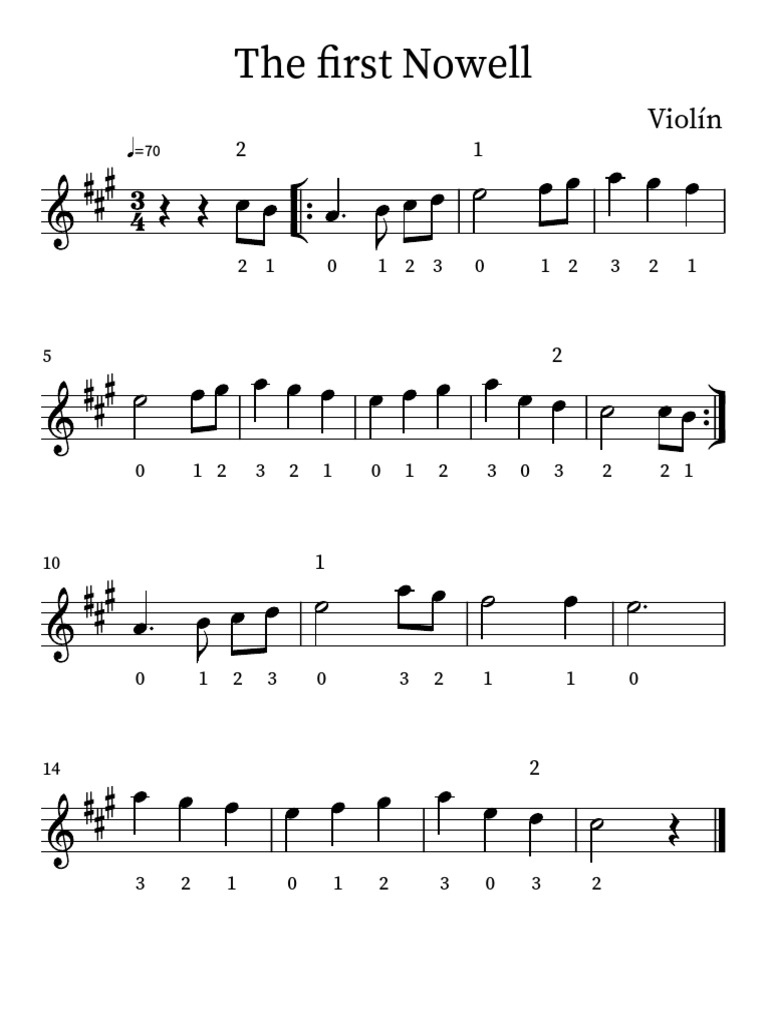The First Nowell | PDF