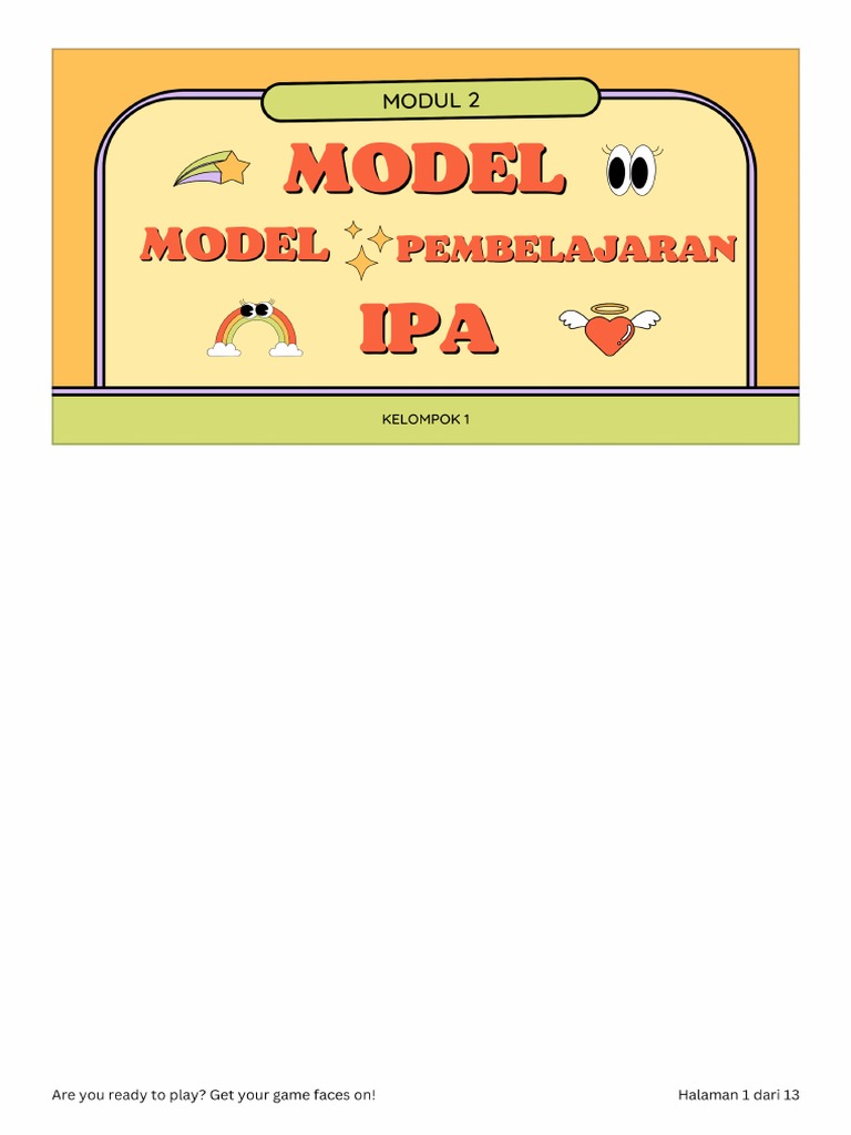 Model Model Pembelajaran Modul 2 PDGK 4503 | PDF