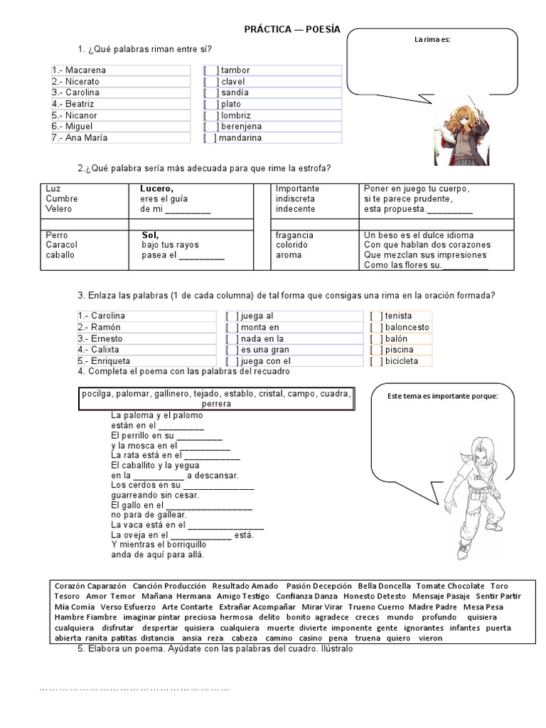 Practica Poesi5 | PDF | Amor | Verdad
