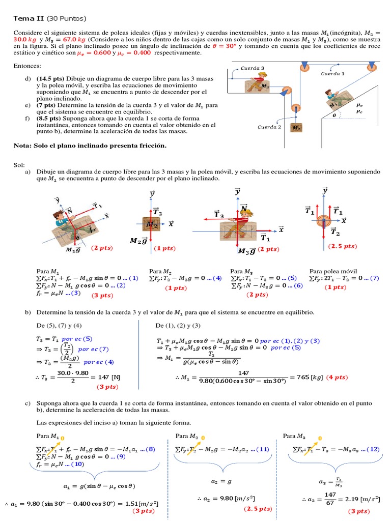 Poleas (V1) | PDF | Fricción | Ingeniería mecánica