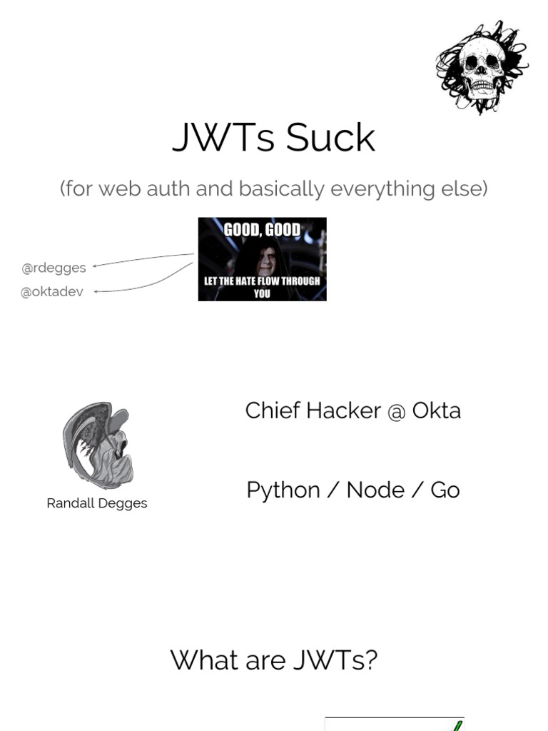 JWTs Suck Revised | PDF | Http Cookie | Security