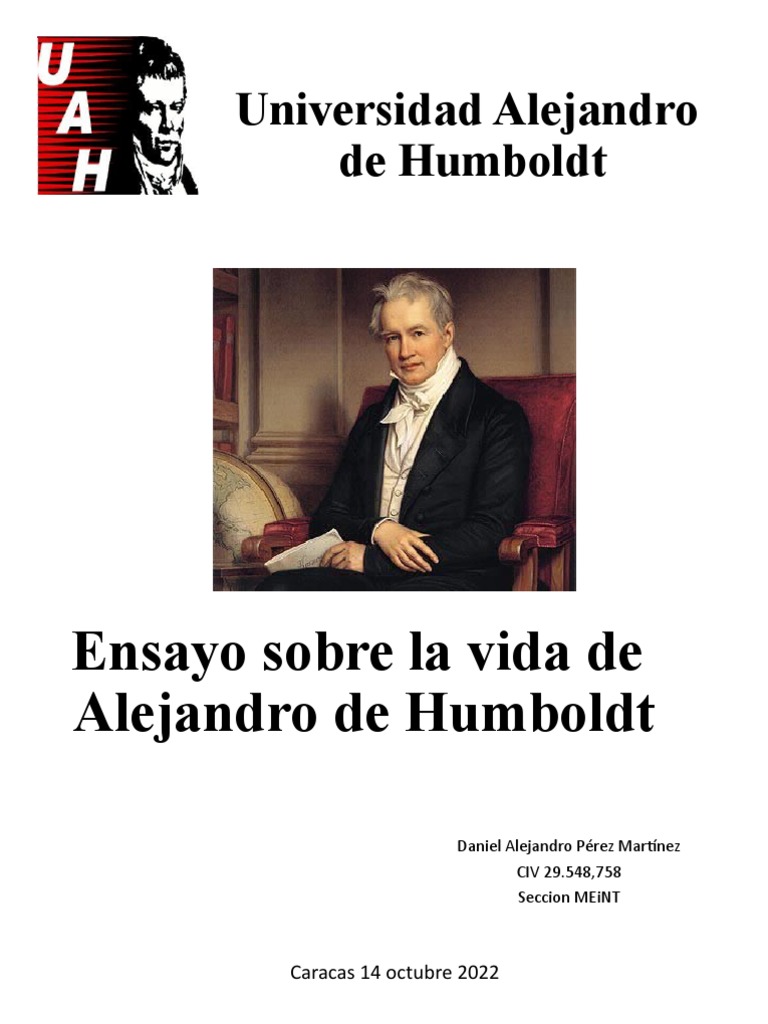 Vida y Exploraciones de Humboldt | PDF | Chile