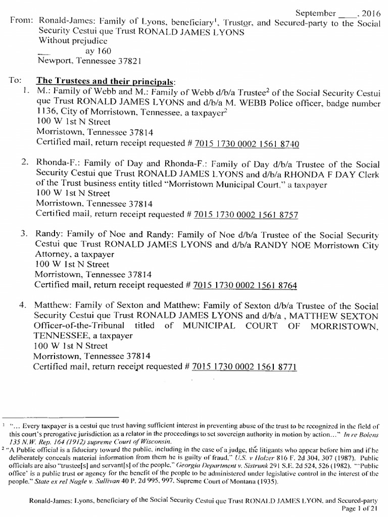 Lyons Conditional Acceptance | PDF