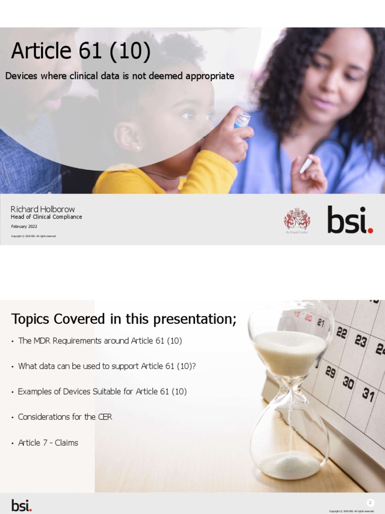 BSI Article 61 | PDF | Medical Device | Simulation