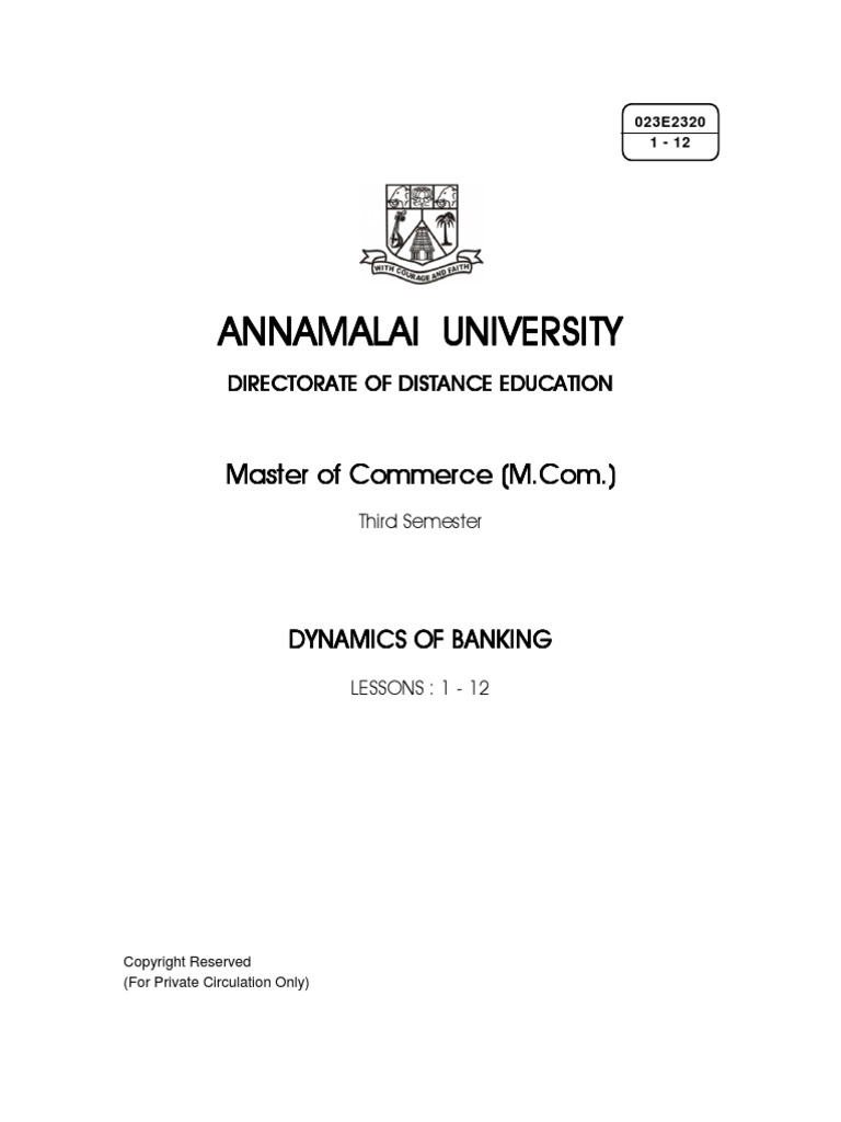 Annamalai University Annamalai University Annamalai University
