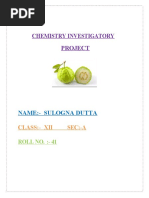Class 12th Chemistry Project On Investigatory Test On Guava | PDF ...
