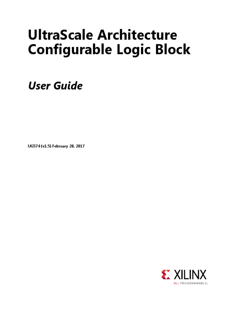 Ug574 Ultrascale CLB | PDF | Field Programmable Gate Array | Computer Engineering