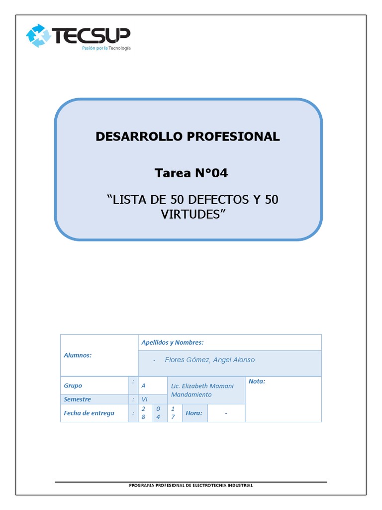 Tarea N°04 | PDF | Moralidad | Principios éticos