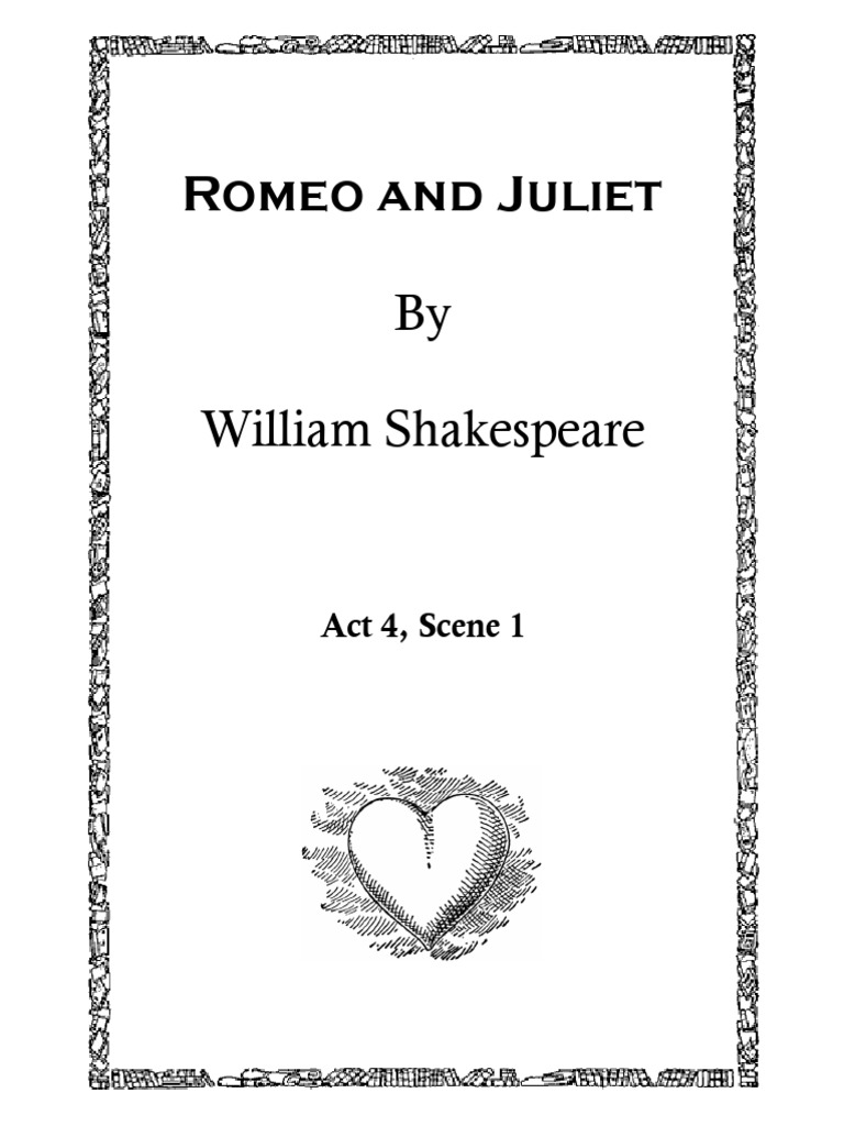 Romeo and Juliet 020 Act 4 Scene 1 | PDF | Characters In Romeo And ...