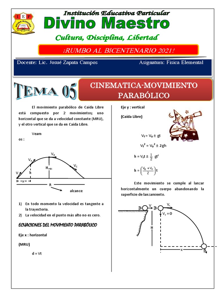 Tema 6. Cinemática IV-mp | PDF | Velocidad | Cambio
