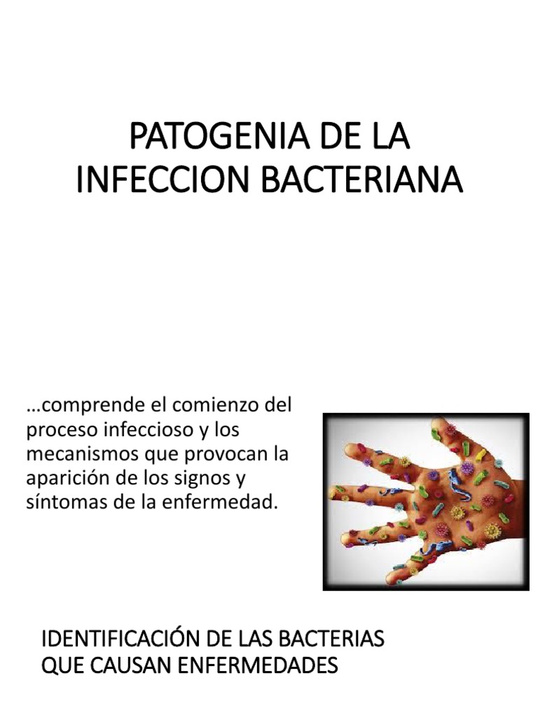 Patogenia bacteriana: factores y mecanismos de infección | PDF | Las ...