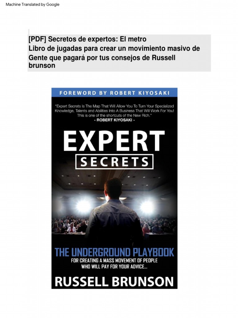 PDF Expert Secrets by Russell Brunson | PDF | Marca