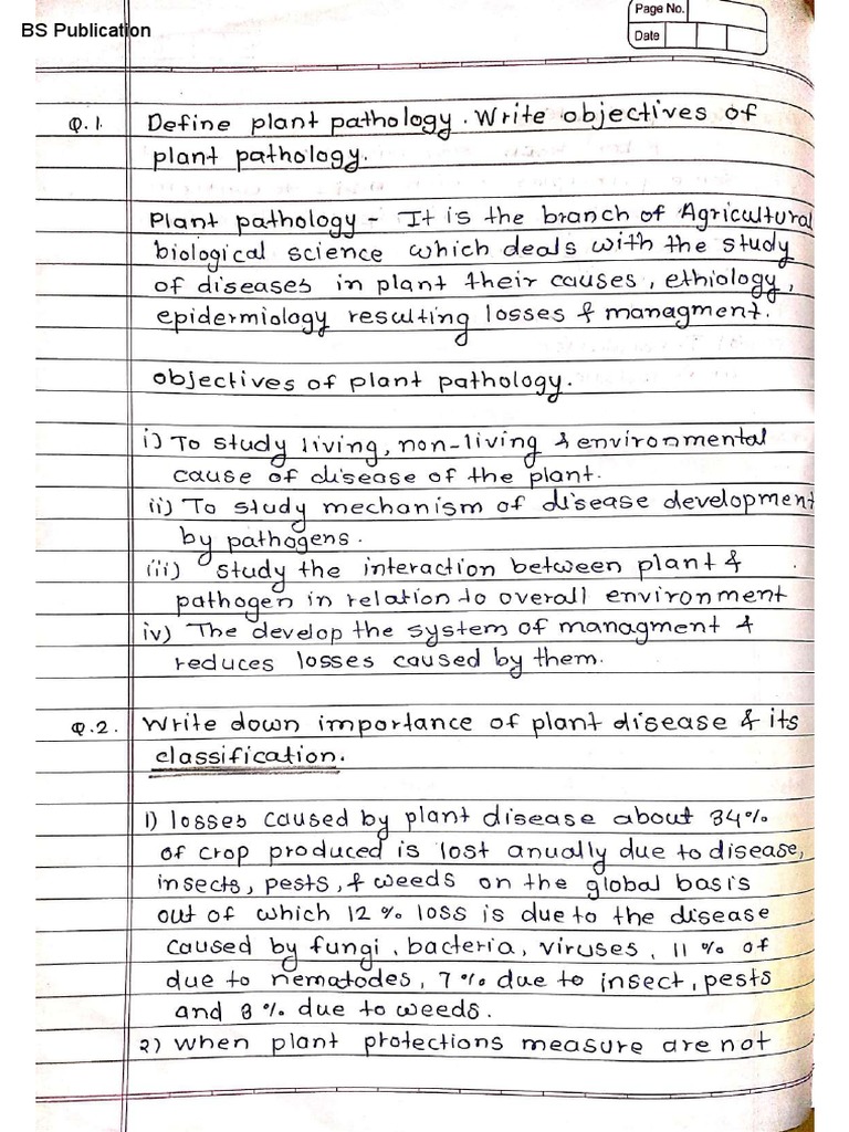 Fundamentals of Plant Pathology | PDF