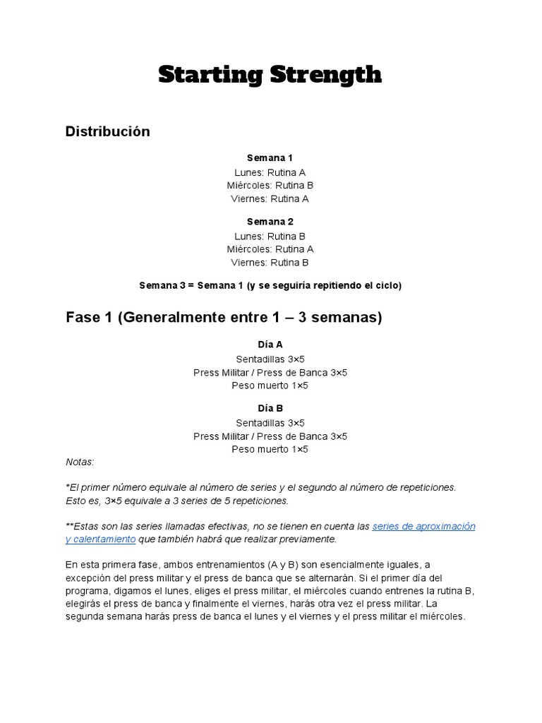 Starting Strength | PDF