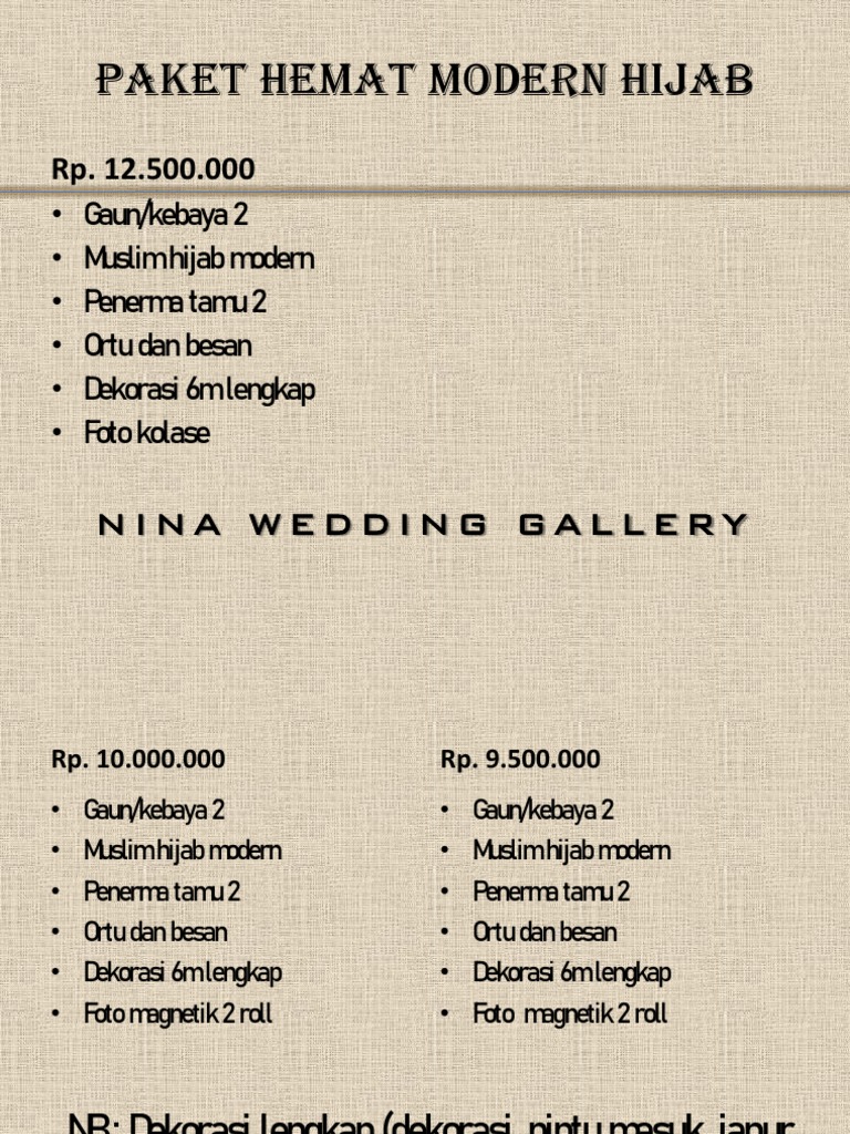 Paket Hemat Modern Hijab | PDF