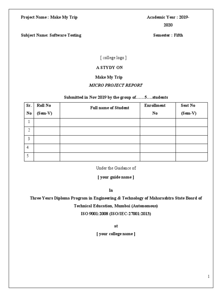 Make My Trip Software Testing Pdf Computing Information Technology 