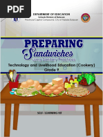 TLE G 9 Module 6 Cookery Lesson 6 Store Appetizers | PDF | Refrigerator ...