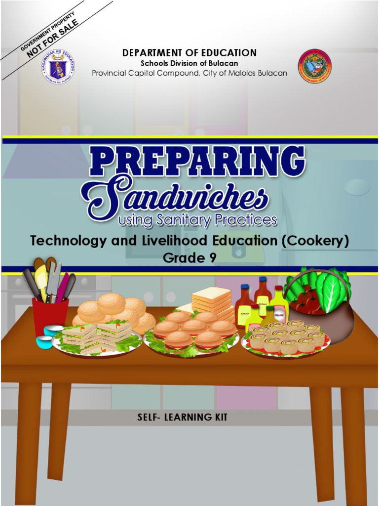 COOKERY Preparing Sandwiches | PDF | Hamburgers | Sandwich
