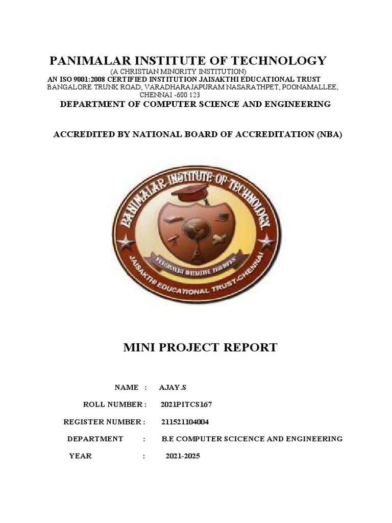 Mini Project | PDF | Method (Computer Programming) | Class (Computer Programming)