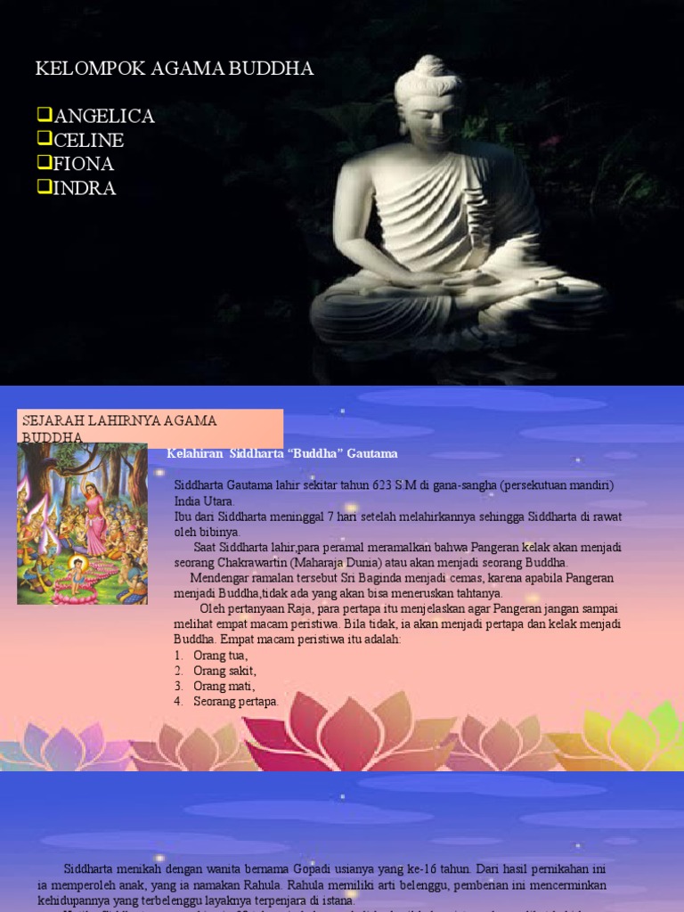 Sejarah dan Ajaran Agama Buddha | PDF | Agama & Spiritualitas