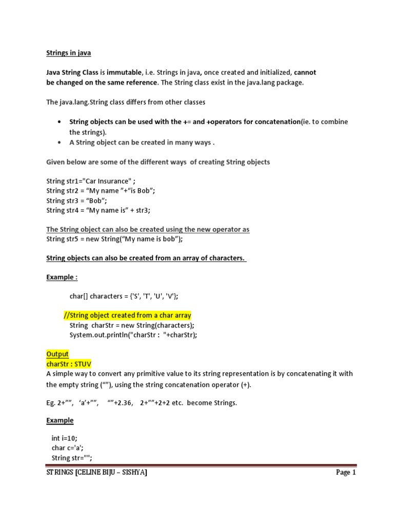 String Handling | PDF | String (Computer Science) | Boolean Data Type