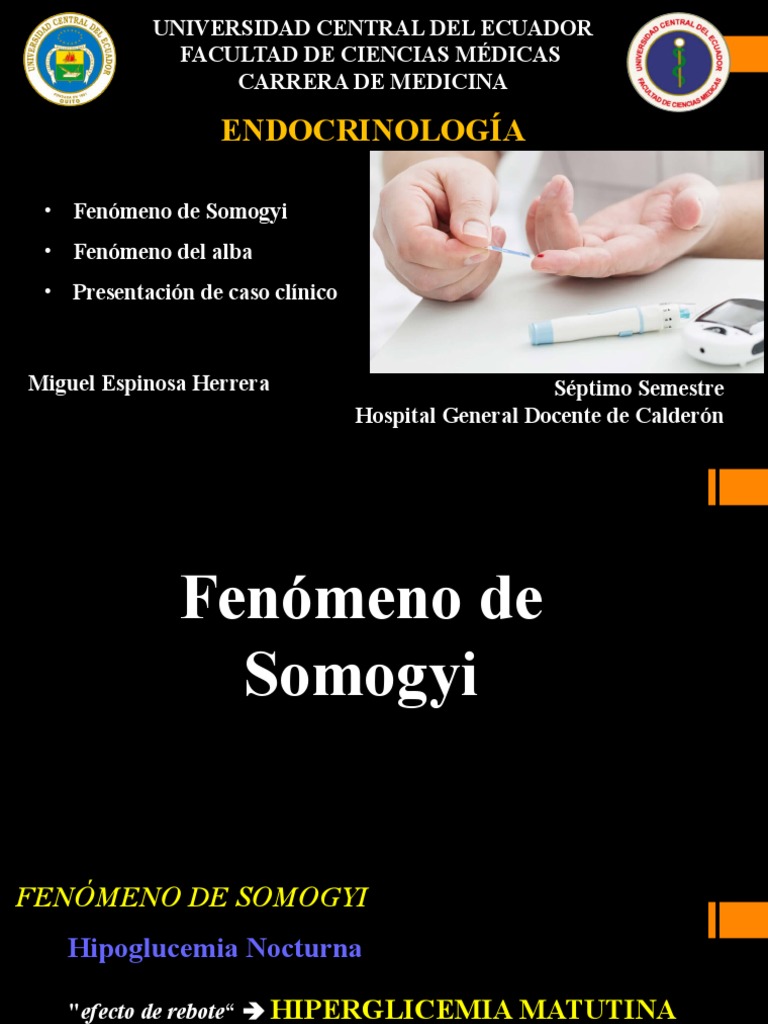 Somogyi Alba Caso Clínico Pdf Diabetes Hipoglucemia