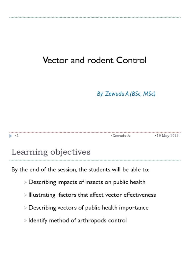 Vector and Rodent Control Strategies | PDF