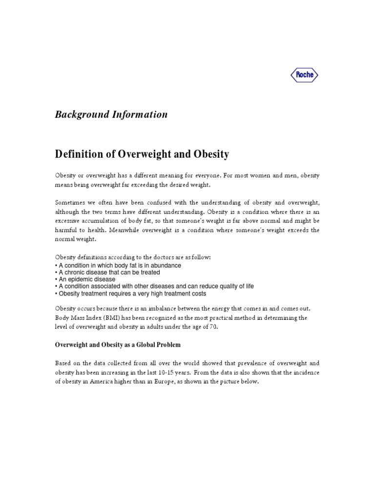 Understanding Obesity: Definitions, Causes, Global Prevalence, and Body ...