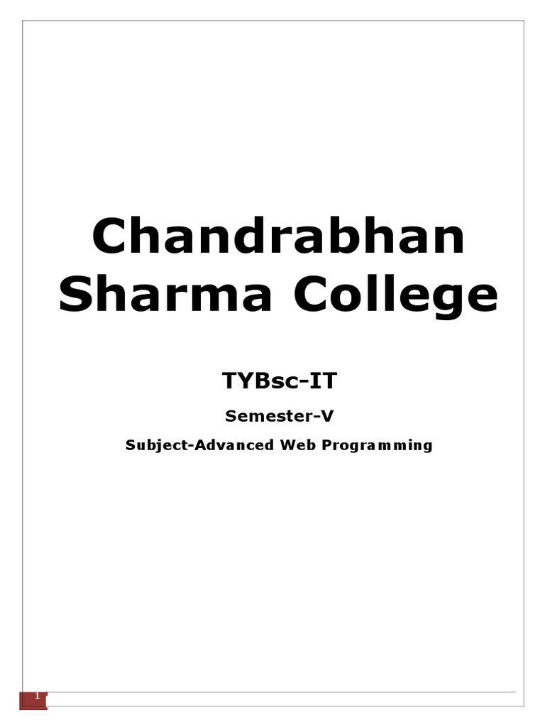 AWP Complete Notes | PDF | Inheritance (Object Oriented Programming ...