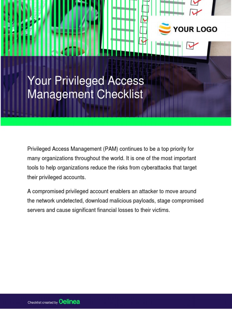 Delinea Privileged Access Management Pam Checklist | Download Free PDF ...