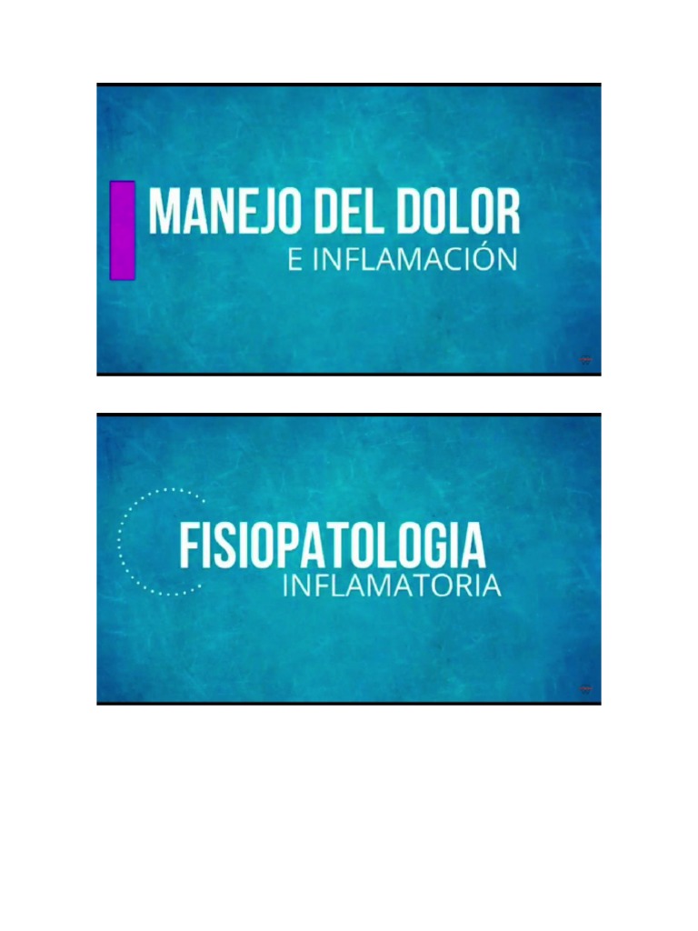 Manejo Del Dolor | PDF