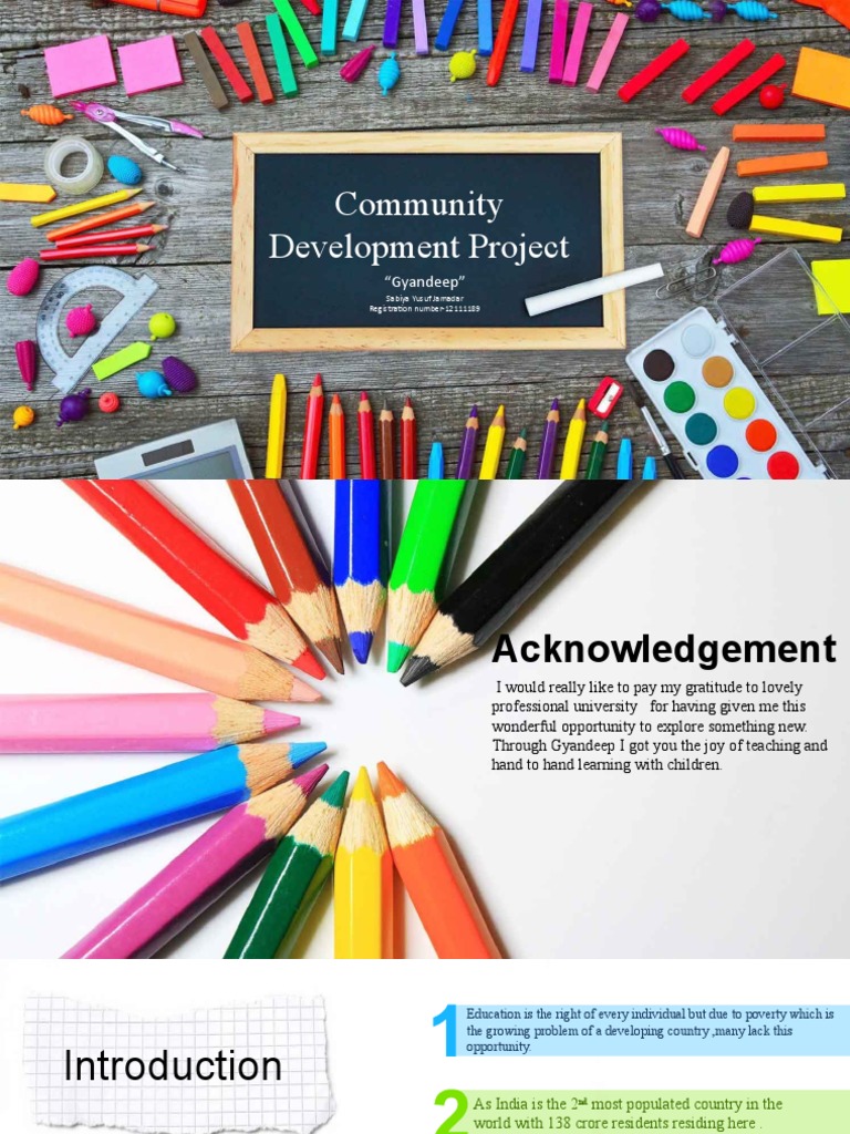 Community Education Project Overview | PDF