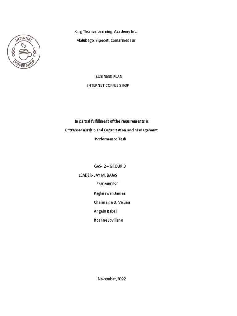 King Thomas Learning Academy LNC | PDF | Marketing | Sales