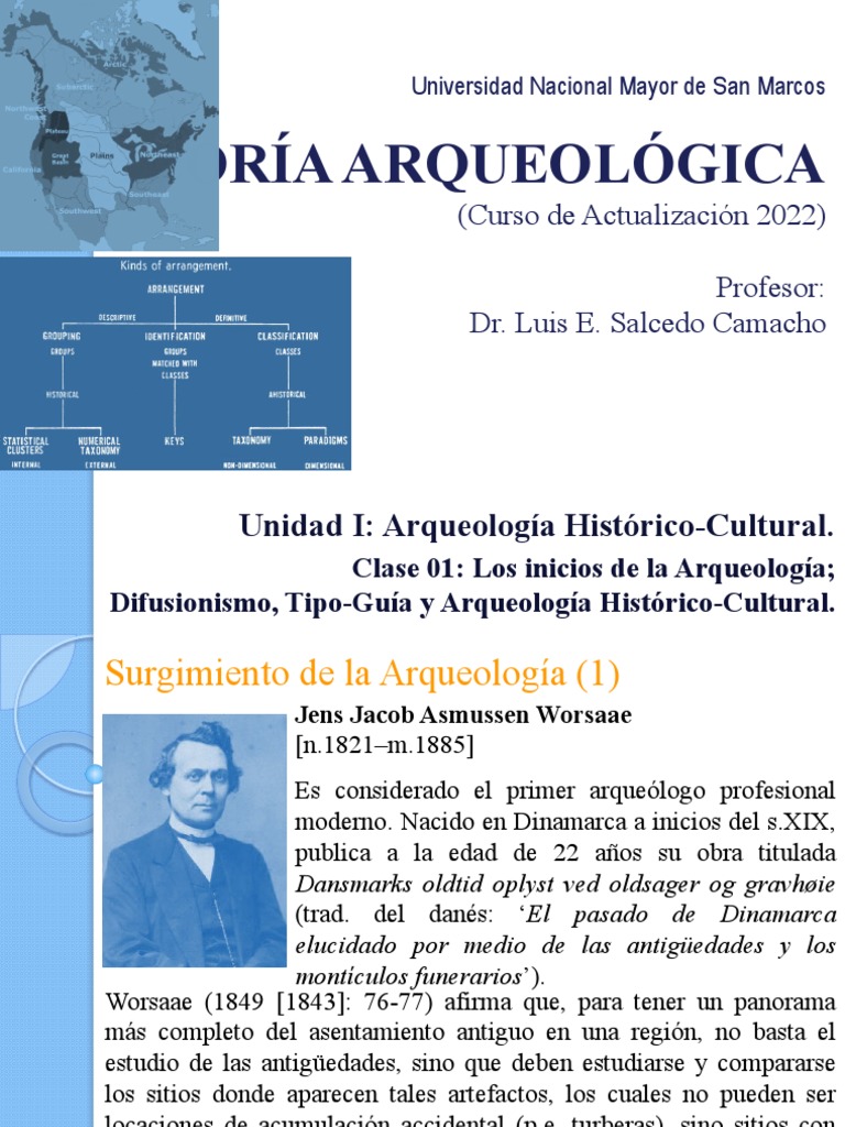 Clase 01 Los Inicios de La Arqueología Difusionismo, Tipo-Guía y ...